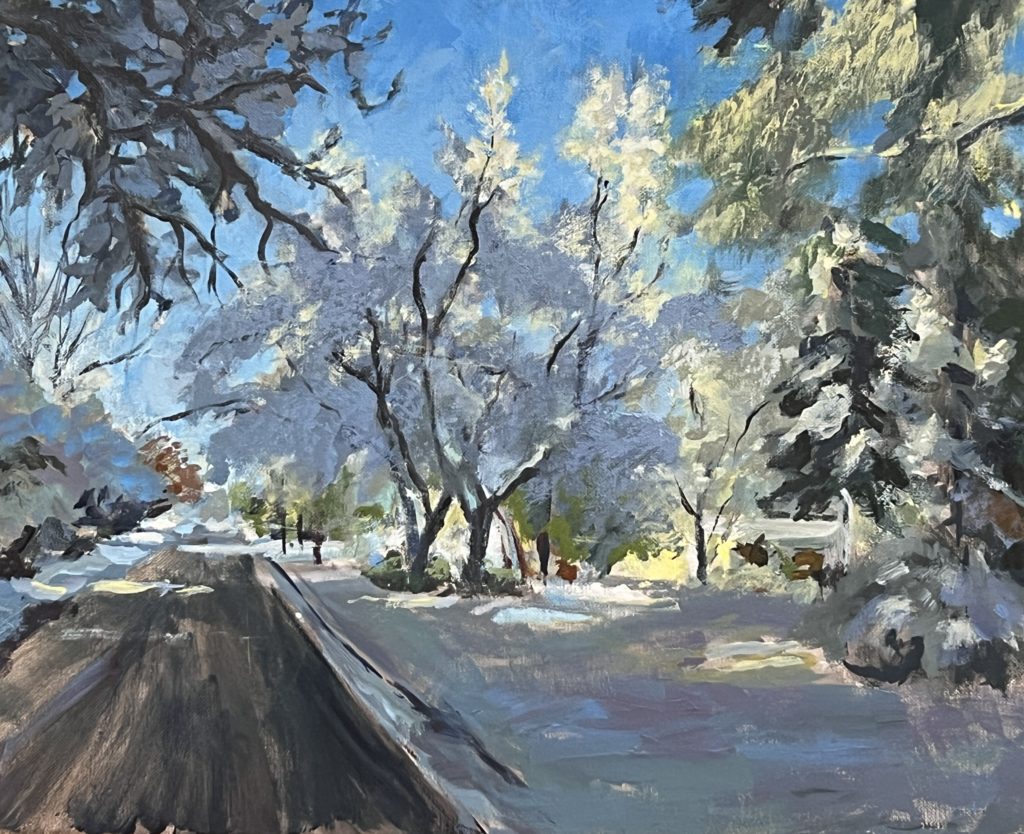 Early Snow - Judith Reidy Creative Zone Fine Artist